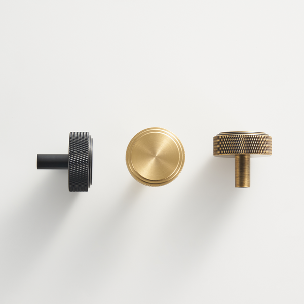 Lennox Solid Brass Knob | Bronze - Passio Interiors