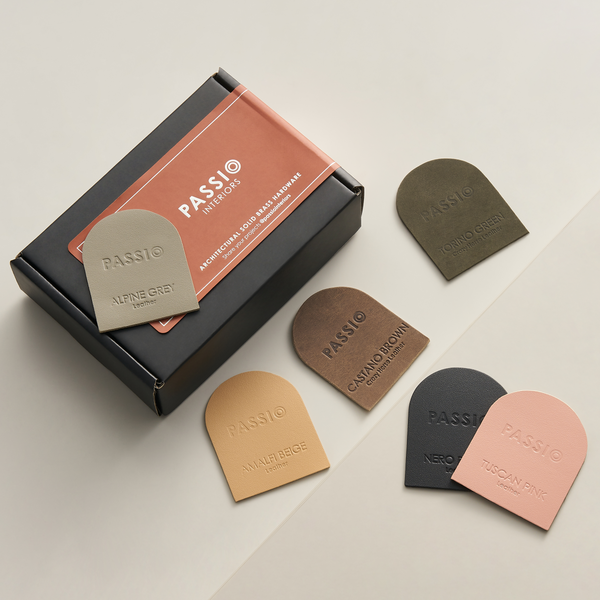 Leather Sample Disc | 6 Pack - Passio Interiors