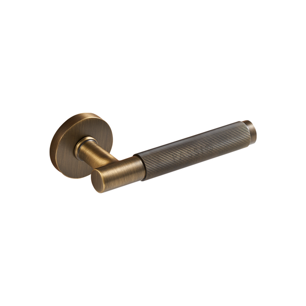 Alto Solid Brass Door Lever | Bronze - Passio Interiors