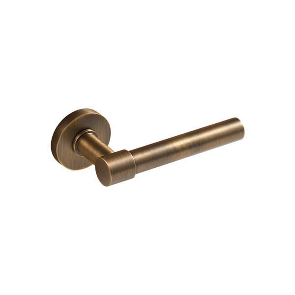 Dylan Solid Brass Door Lever | Bronze - Passio Interiors