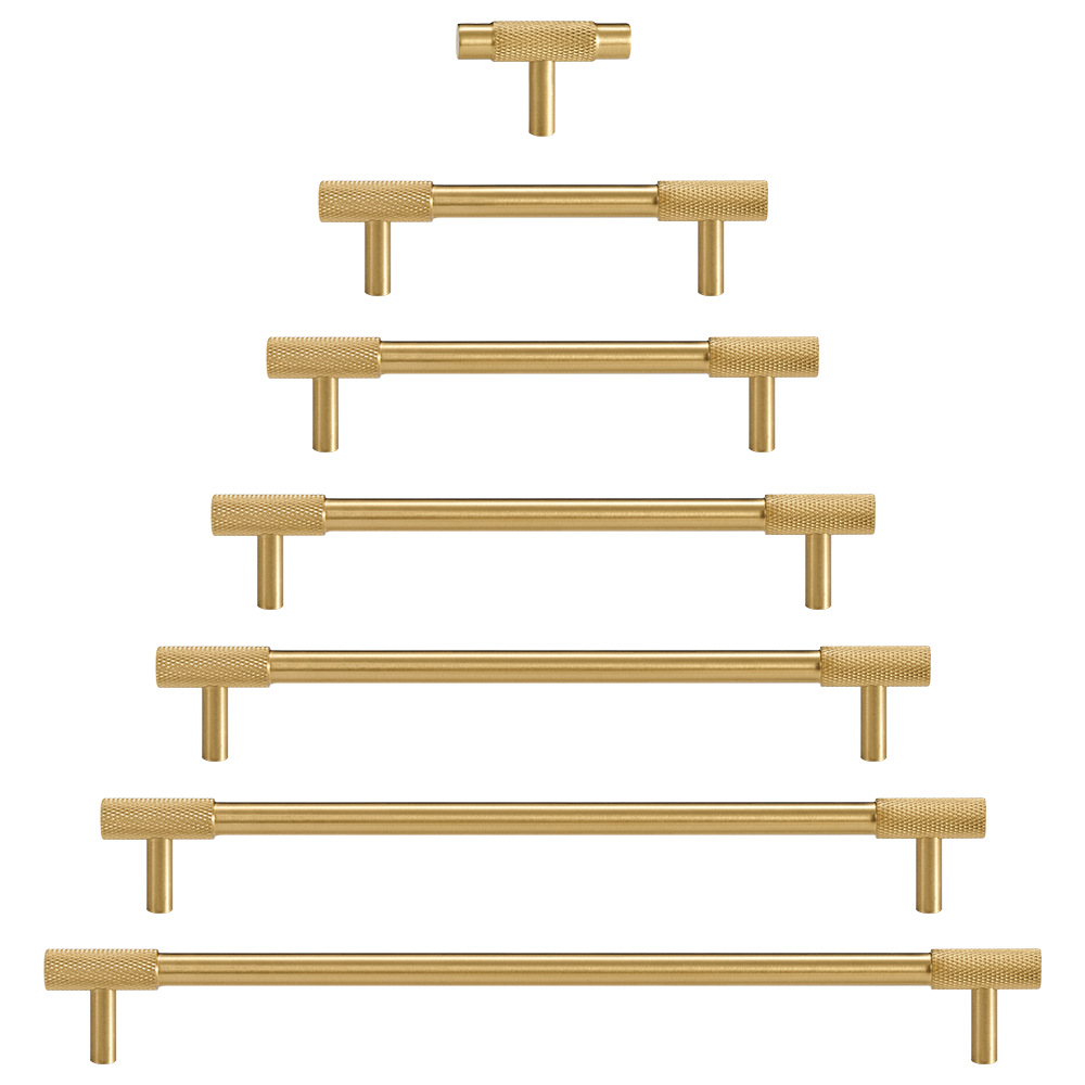 Solid Brass Cabinet Handles | Brass Cupboard Handles - Passio Interiors