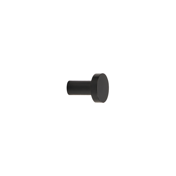 Nova Solid Brass Hook | Black S-M - Passio Interiors