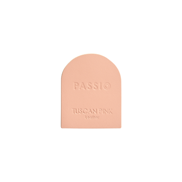 Leather Sample Disc | Tuscan Pink - Passio Interiors