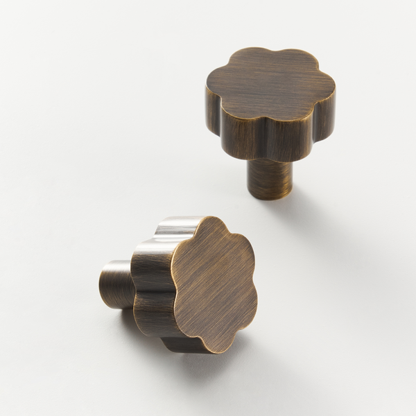 Wavey Solid Brass Hook | Bronze - Passio Interiors