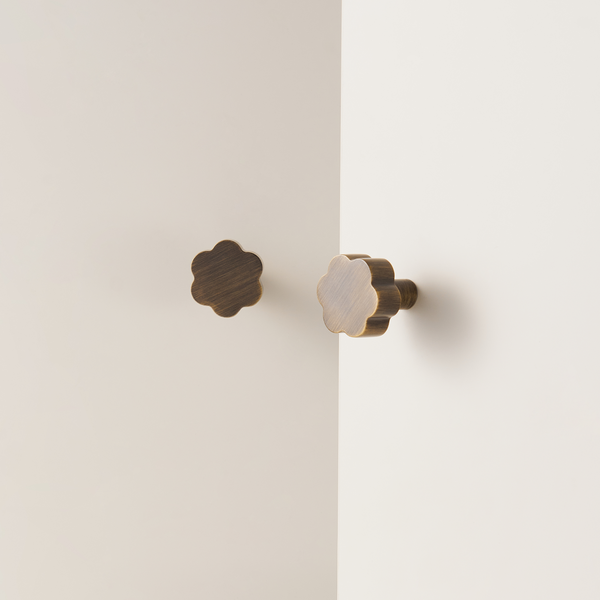 Wavey Solid Brass Hook | Bronze - Passio Interiors