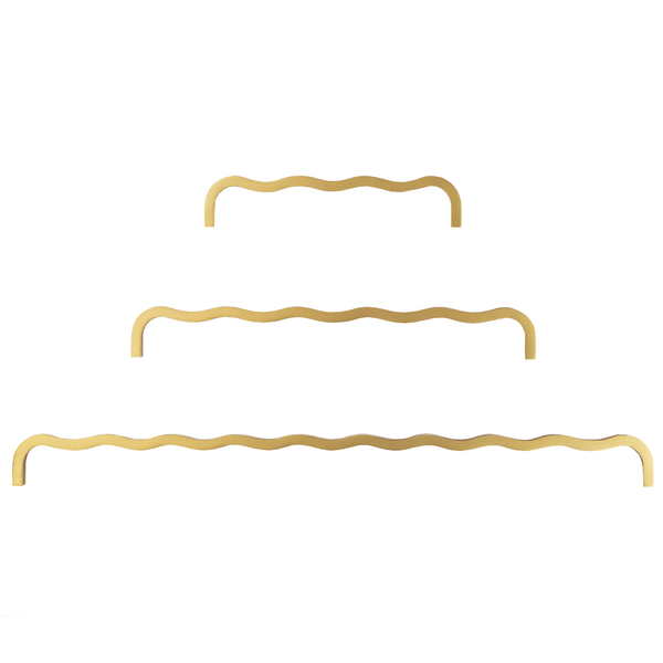 Wavey Brass Handle - Passio Interiors