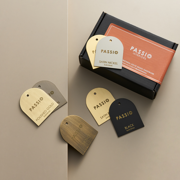 Brass Sample Disc | Black - Passio Interiors