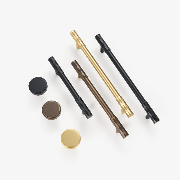 Polo Solid Brass Handle II | Black XS - L - Passio Interiors