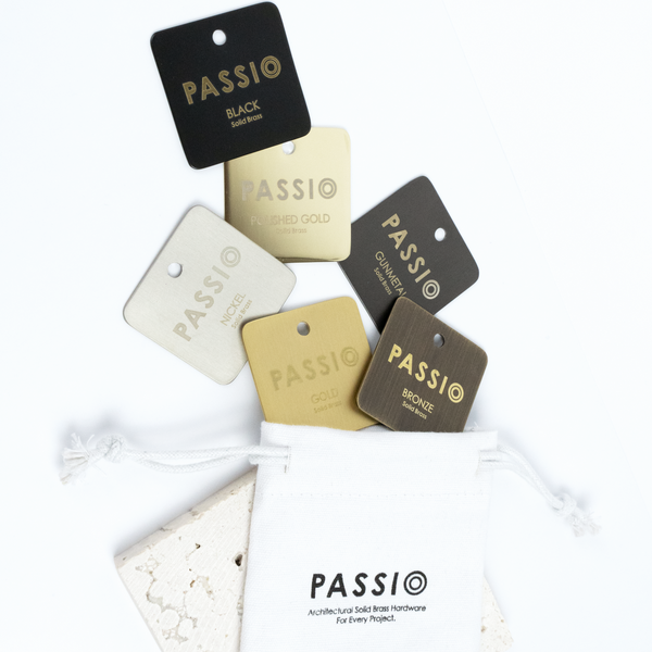 Brass Sample Disc | Gunmetal - Passio Interiors