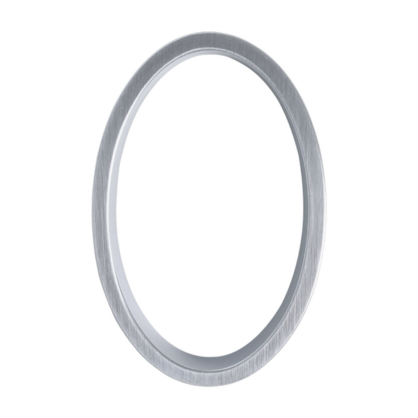 Zinc Alloy Floating House Number | Nickel 12cm - Passio Interiors