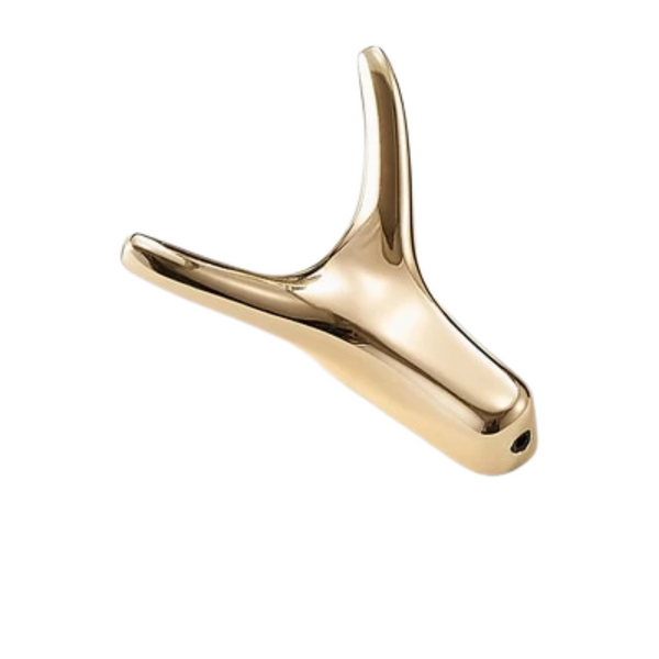 Solid Brass Door Hooks | Hat Hooks & Coat Hooks | Passio Interiors Tagged "Shiny Gold"
