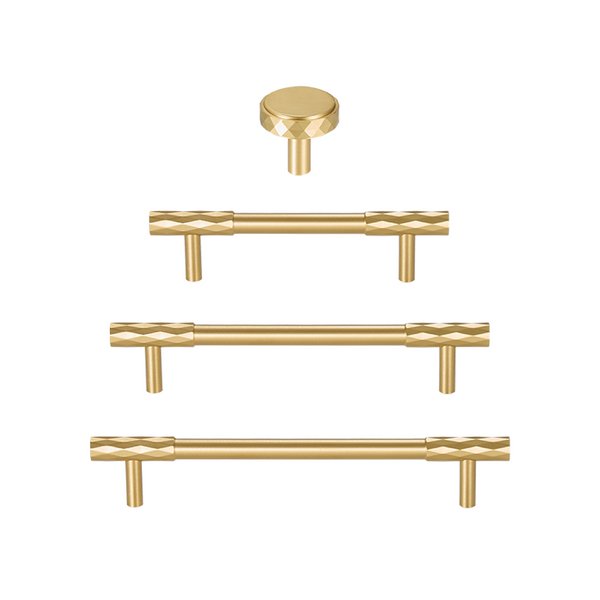 Polo Solid Brass Handle II | Gold XS - L - Passio Interiors