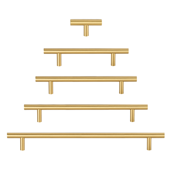 Nova Brass Handle Tagged "Basic Handles" - Passio Interiors